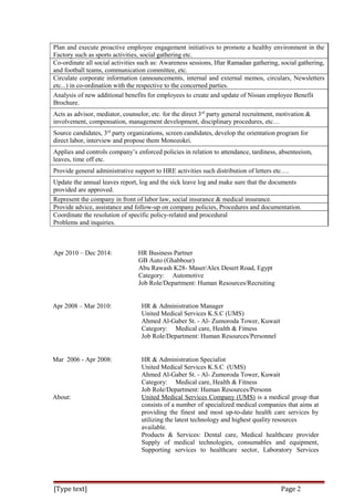 HR Business Partner | PDF