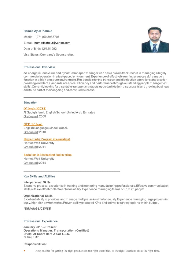 HAMAD CV main | DOCX