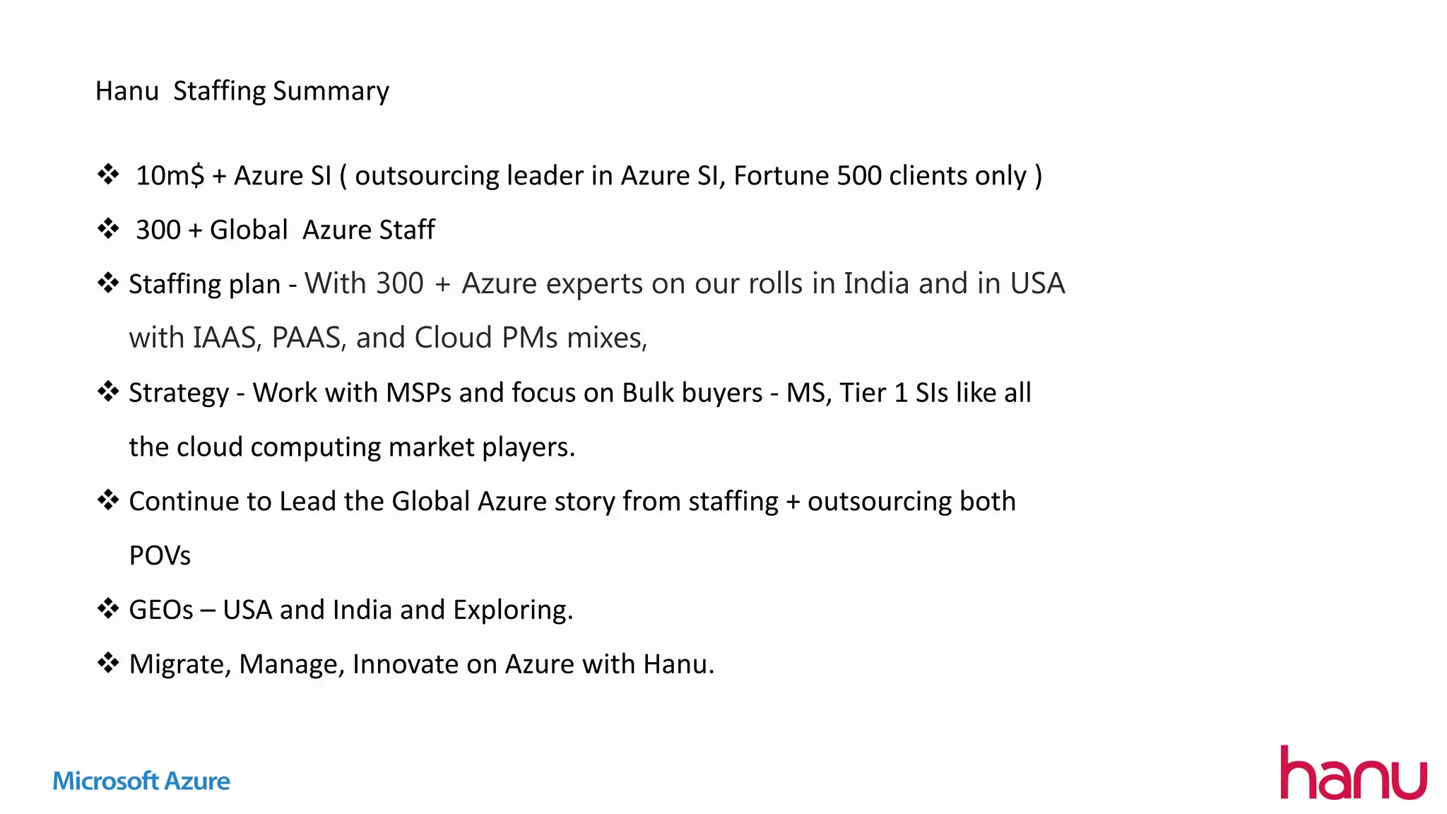 Hanu Software- Overview | PPT