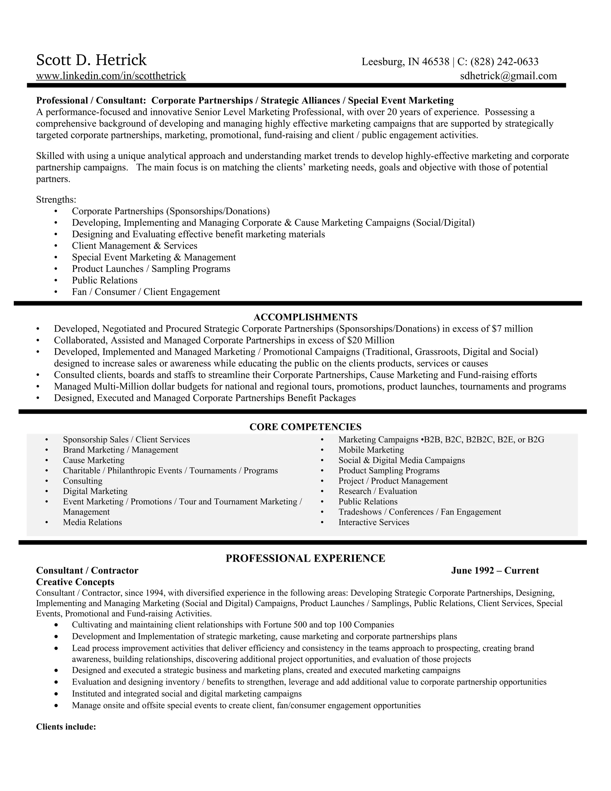 Scott Hetrick Resume | PDF