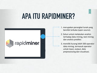 Modelling Decision Tree with Rapidminer Weka and Orange | PDF
