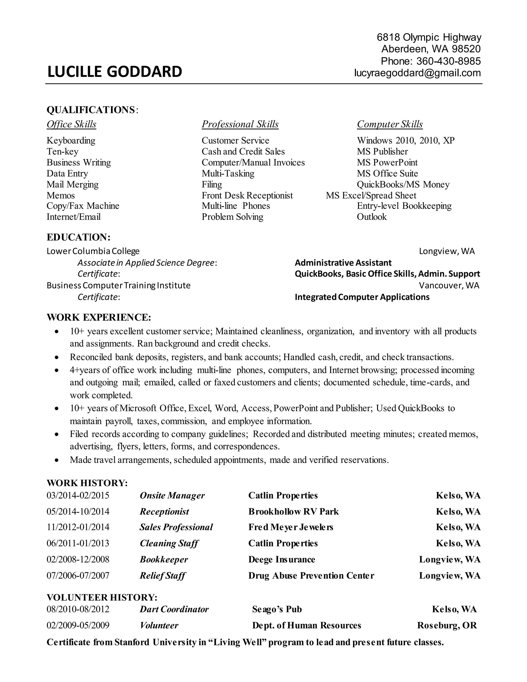 LucilleGoddardResume (3) | DOCX