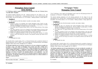 Planning Report; Assembly Halls, Monaghan | DOCX
