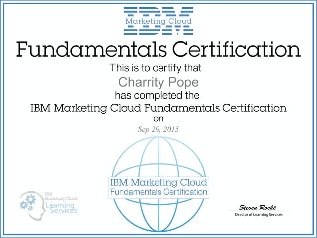 IBM Fundamentals Certificate | PDF | Technology & Computing