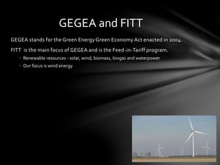 Wind Turbines of Ontario | PPT