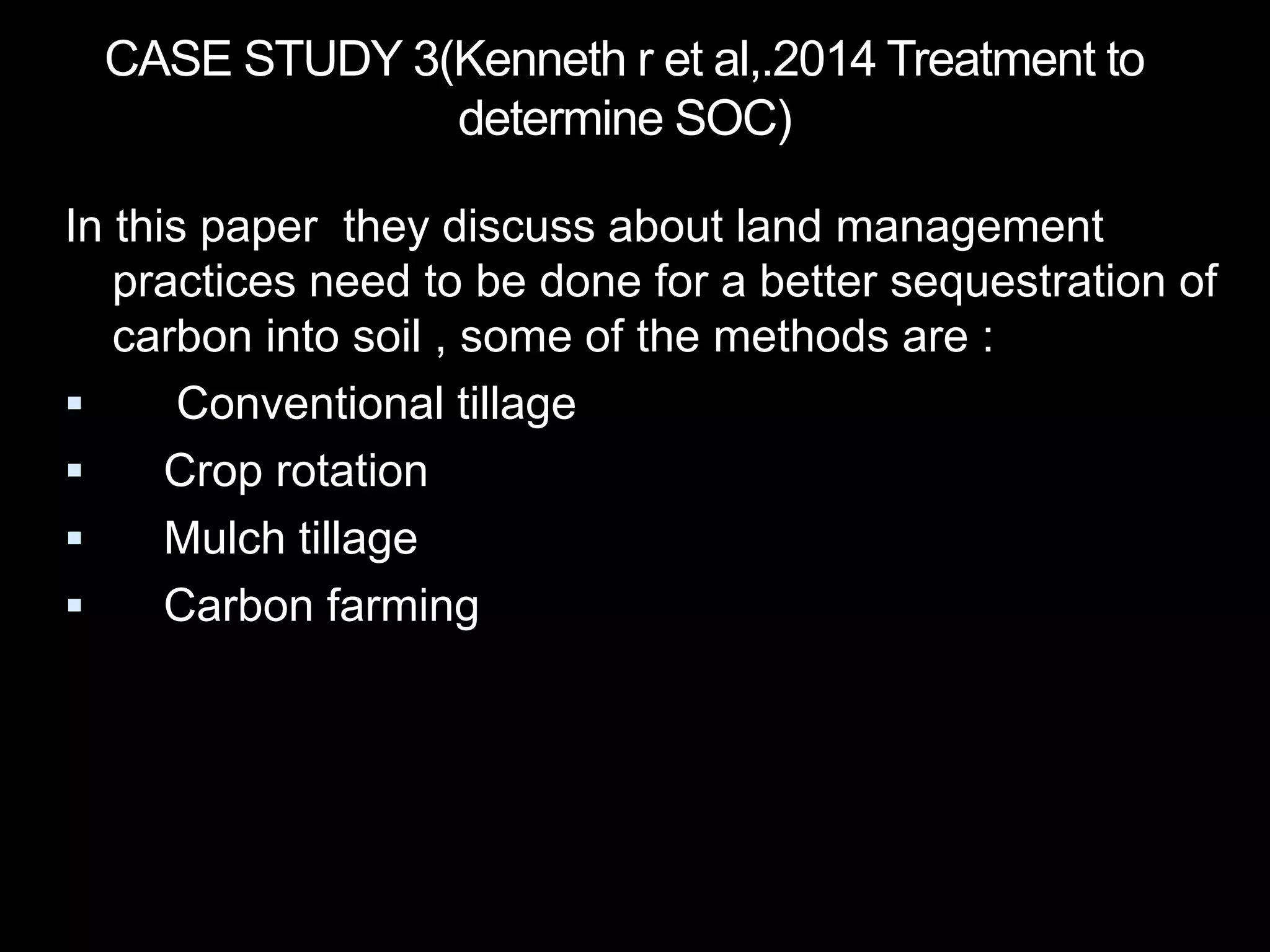 Carbon sequestration in soil | PPTX