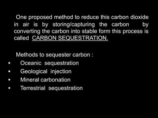 Carbon sequestration in soil | PPT