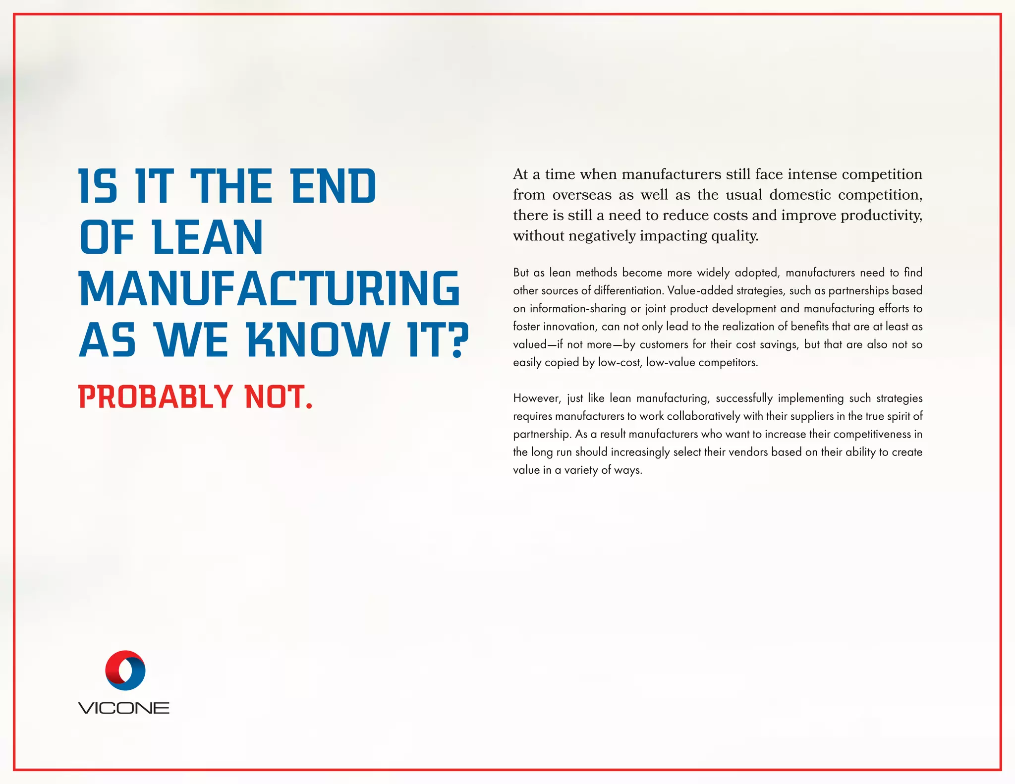 High value manufacturing | PPT | Free Download