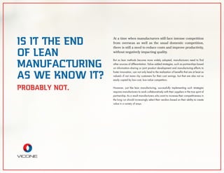 High value manufacturing | PPT