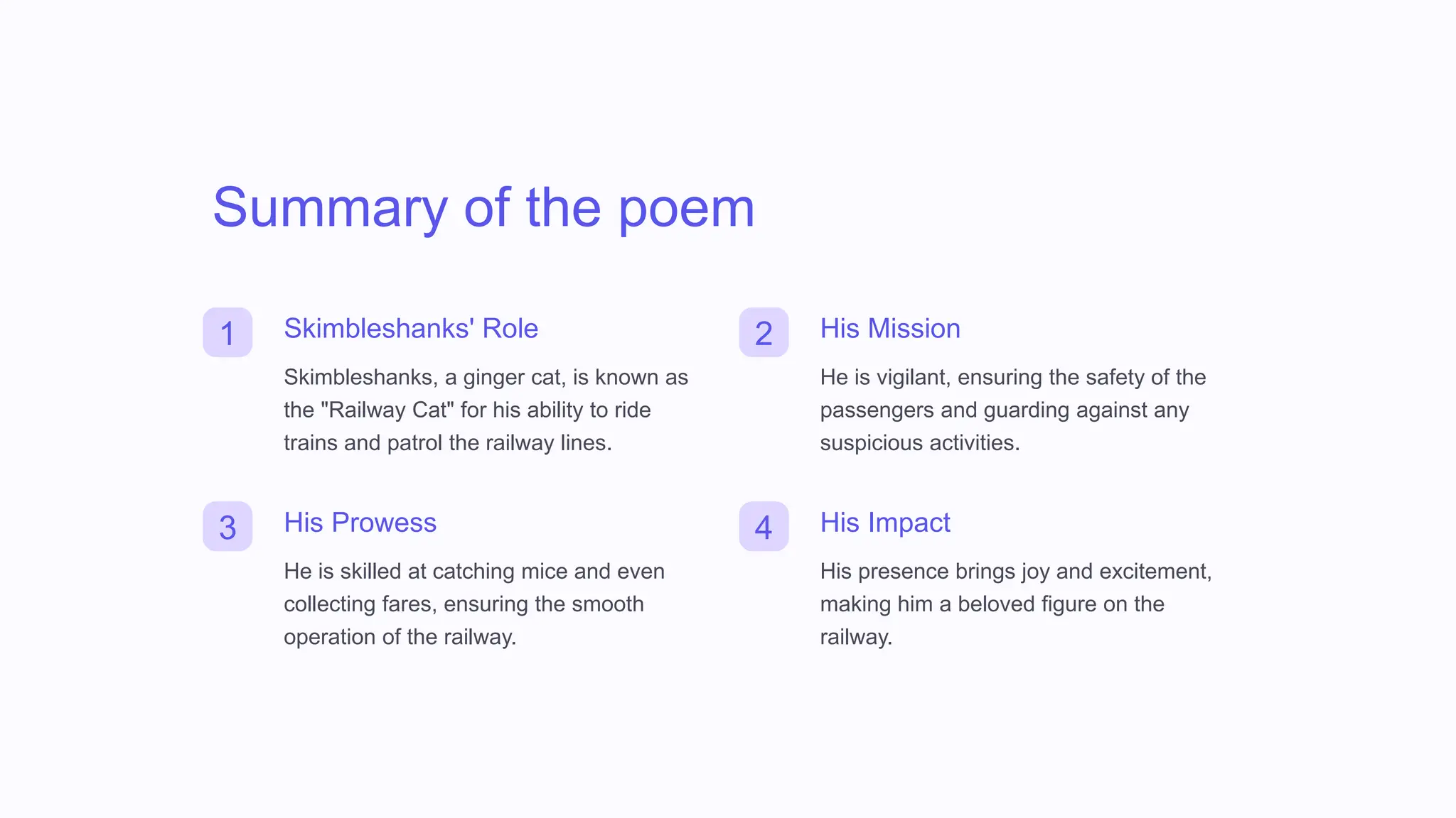 Skimbleshanks-The-Railway-Cat by T S Eliot | PPTX