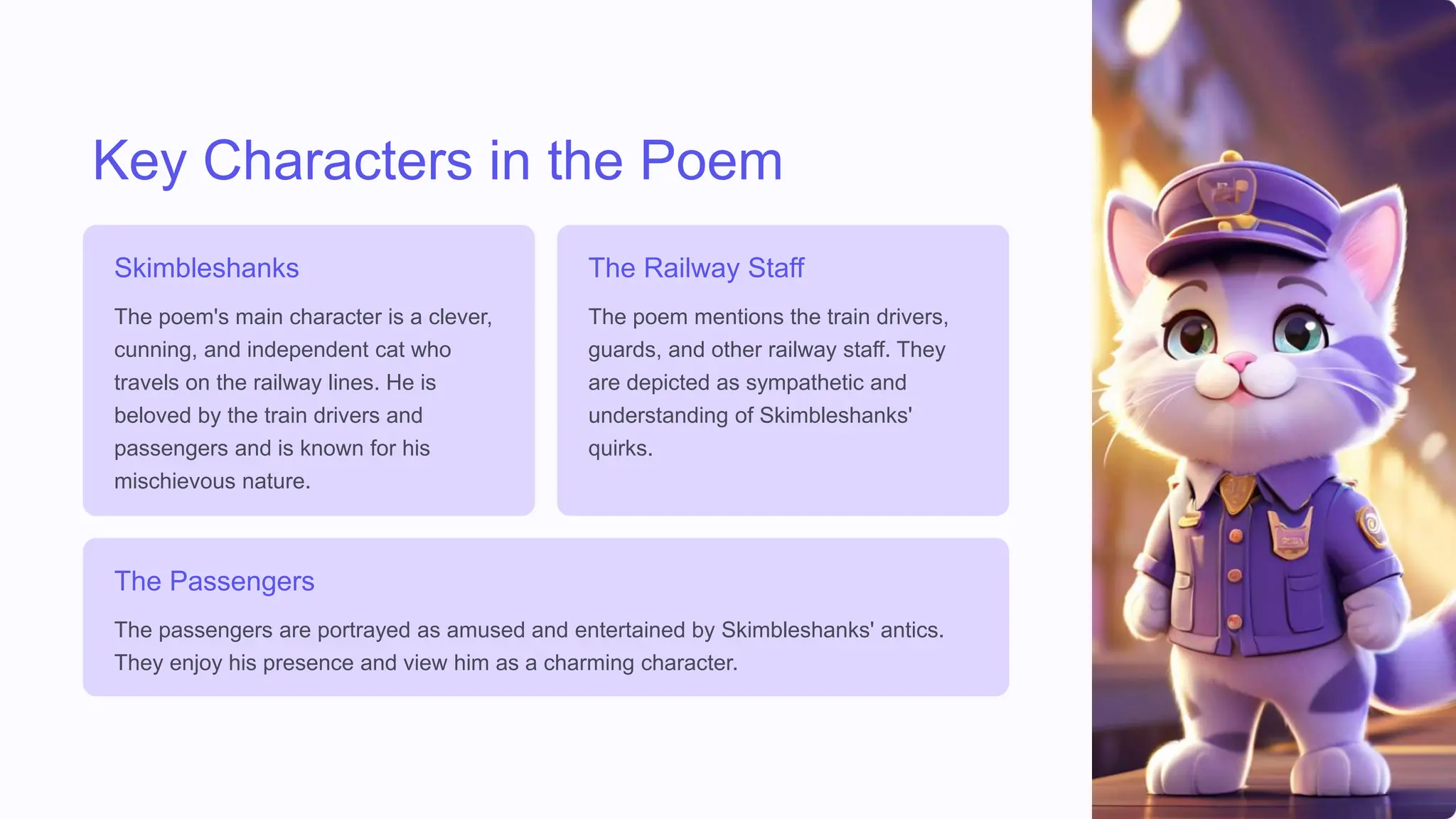 Skimbleshanks-The-Railway-Cat by T S Eliot | PPTX