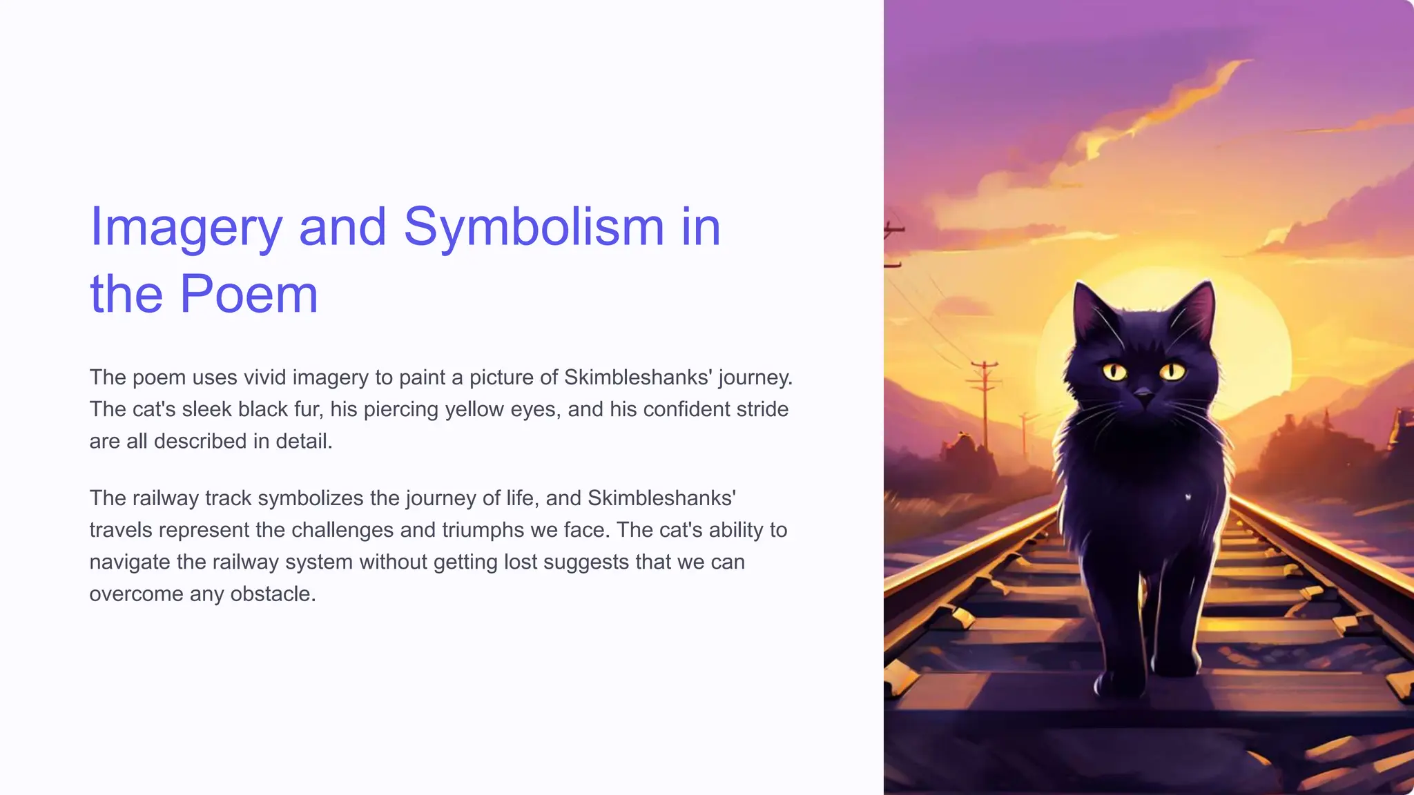 Skimbleshanks-The-Railway-Cat by T S Eliot | PPTX