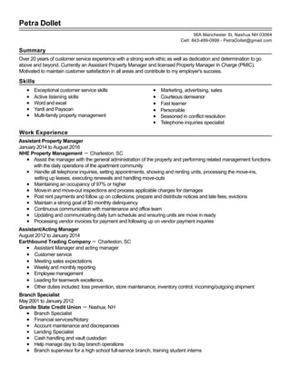 Petra Dollet 2016 | PDF