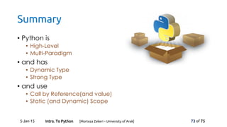 An Introduction to Python Programming | PDF