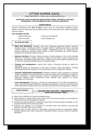 Uttam_update_CV | DOC