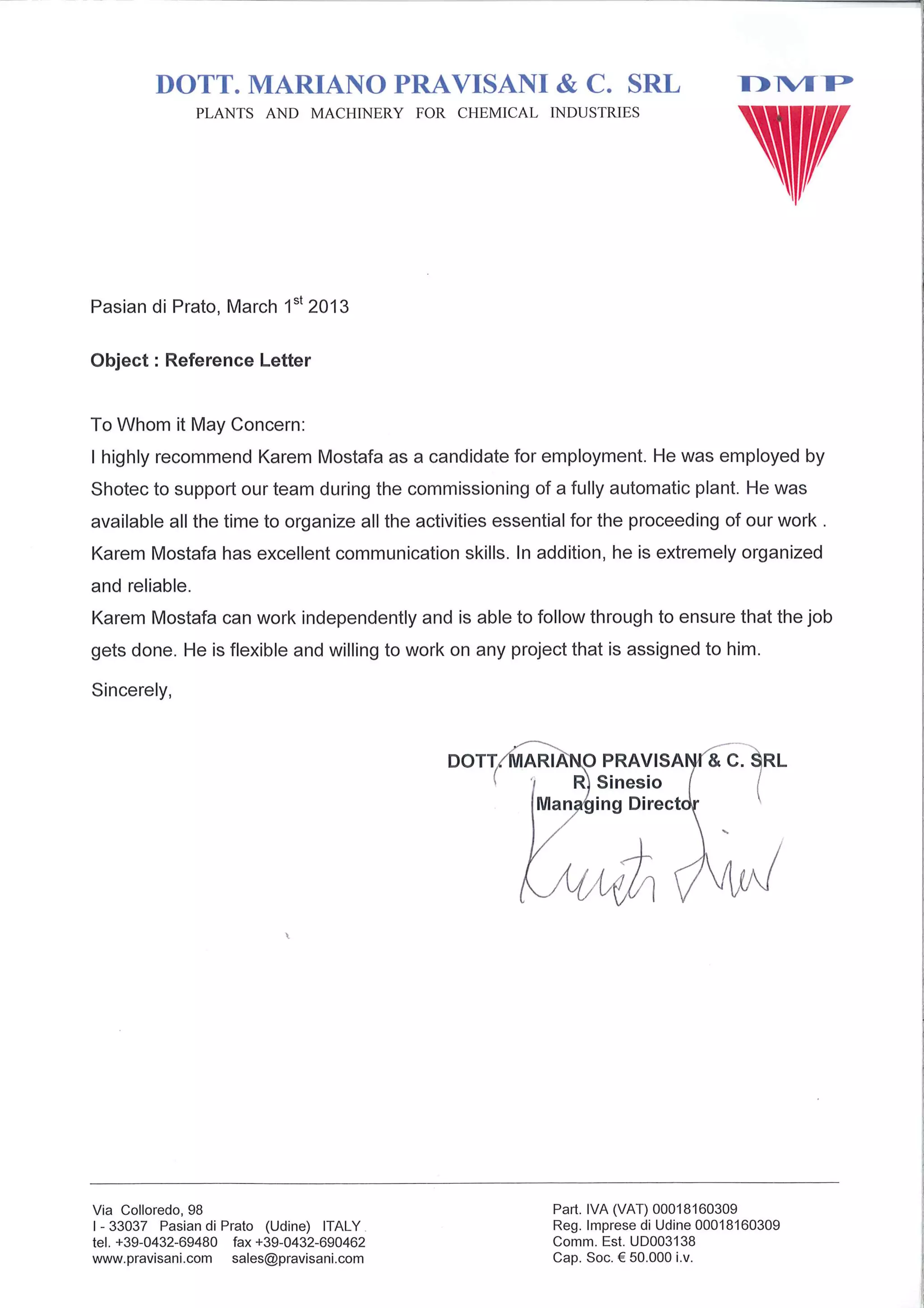 DMP certificate | PDF