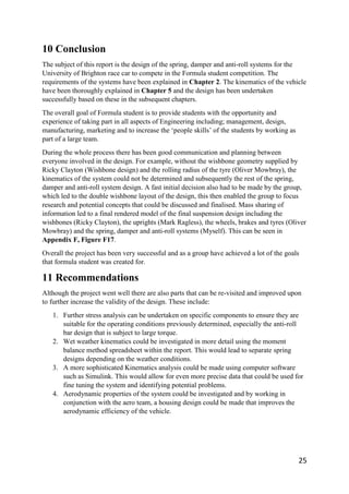 Dissertation - Design of a Formula Student Race Car Spring, Damper and ...