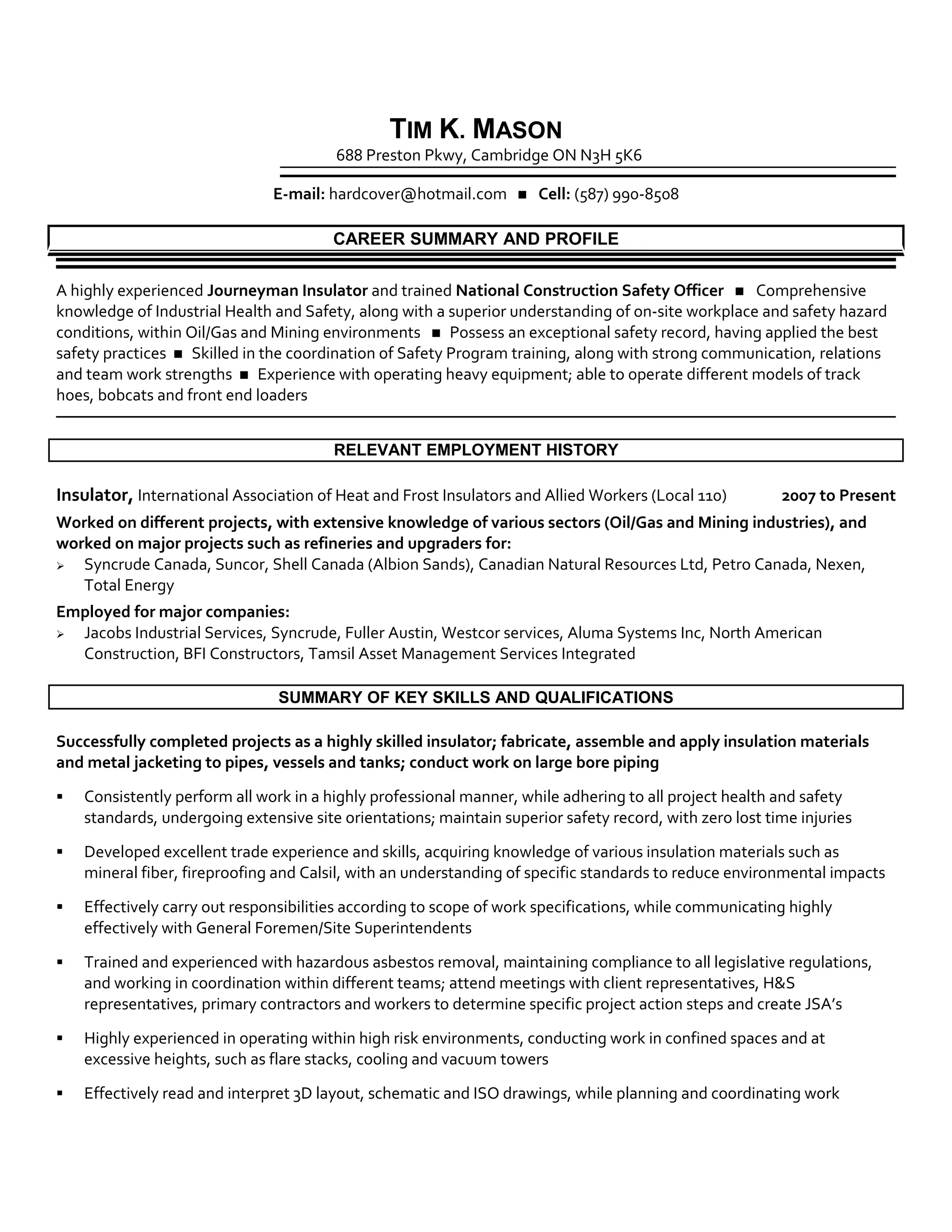Mason, Tim_Final,resume 2014 | DOC