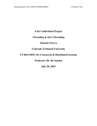 CS844 U1 Individual Project | PDF