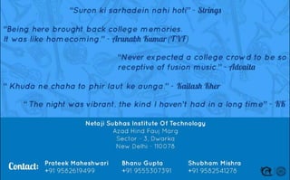 NSIT Moksha Brochure | PDF
