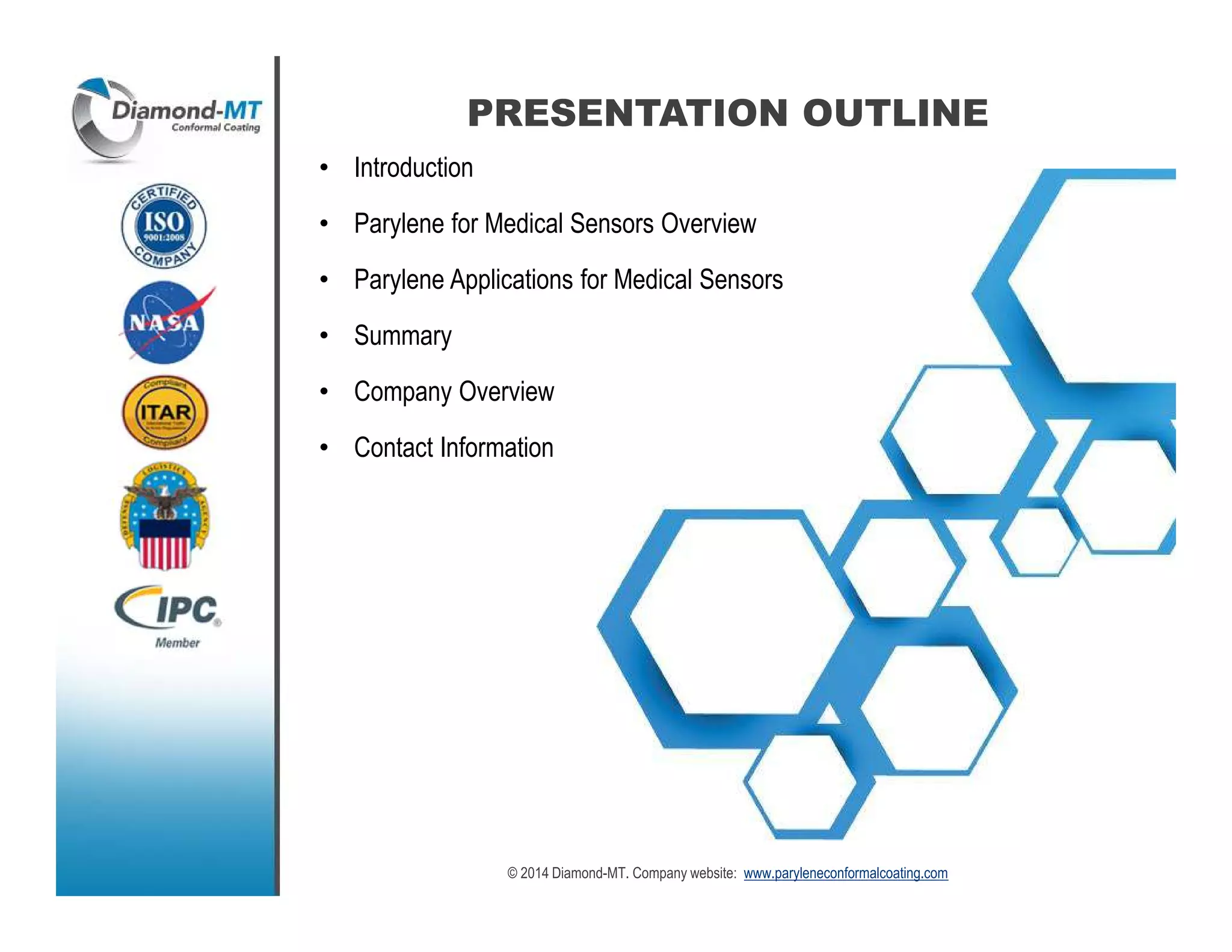 DMT Medical Sensors presentation | PPT