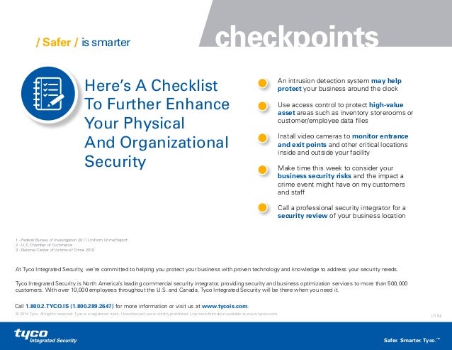 TycoIS Business Security Tips
