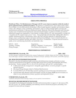 MICHAEL L NEAL resume | DOCX