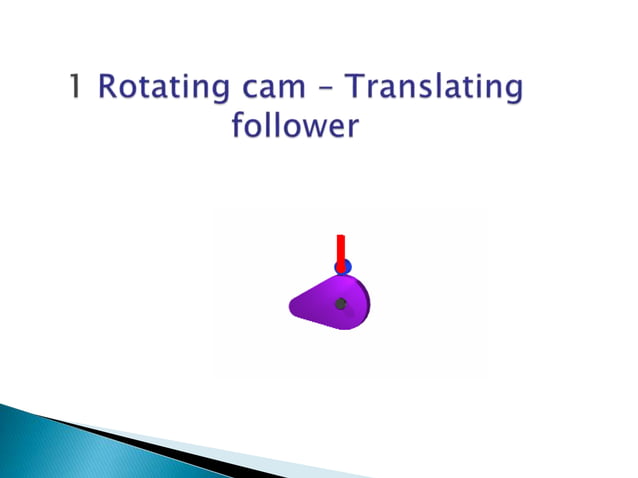 CAM AND FOLLOWER | PPTX | Computer Peripherals | Computing
