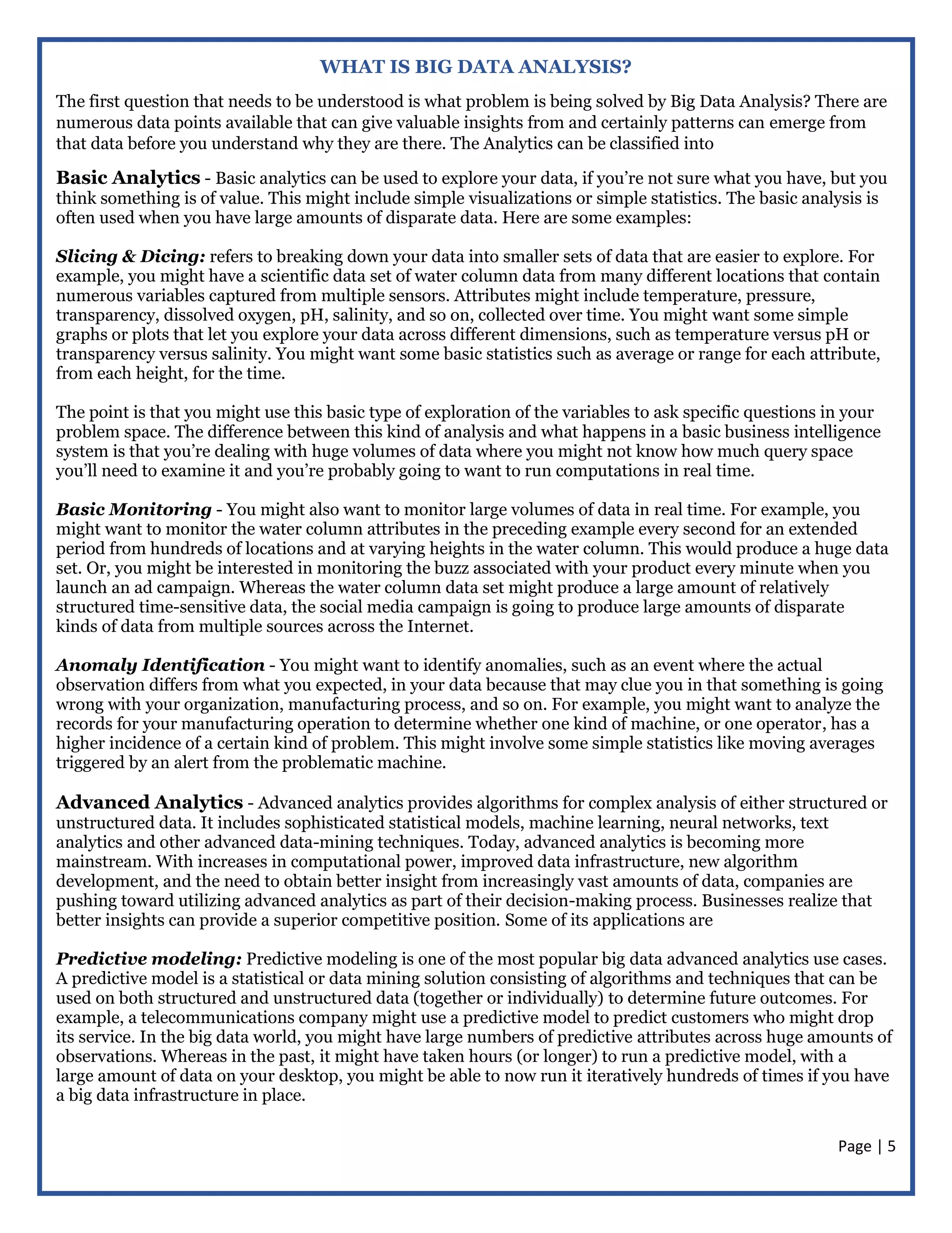 BigData Analytics_1.7 | PDF