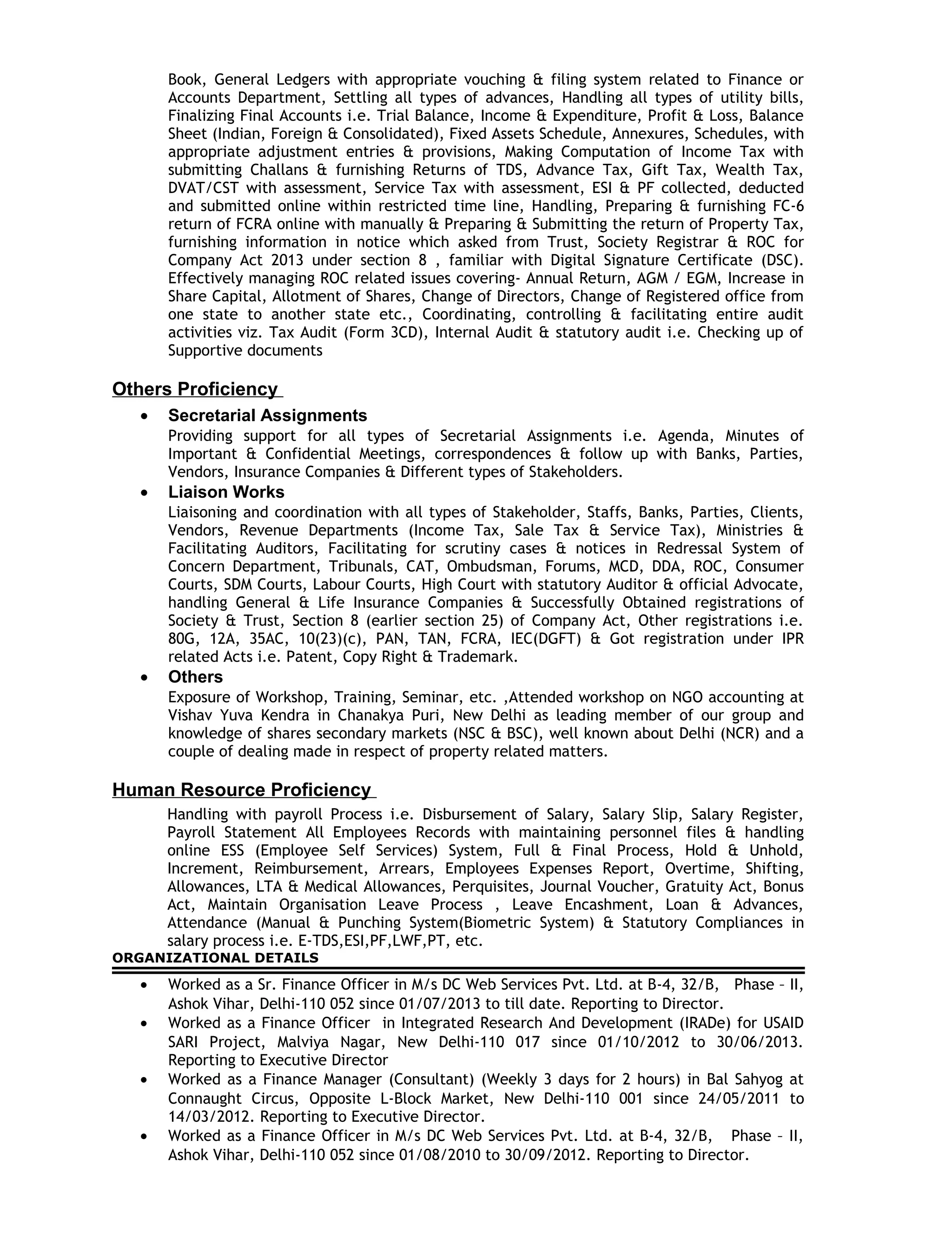 Rajesh's Curriculum Vitae | DOC