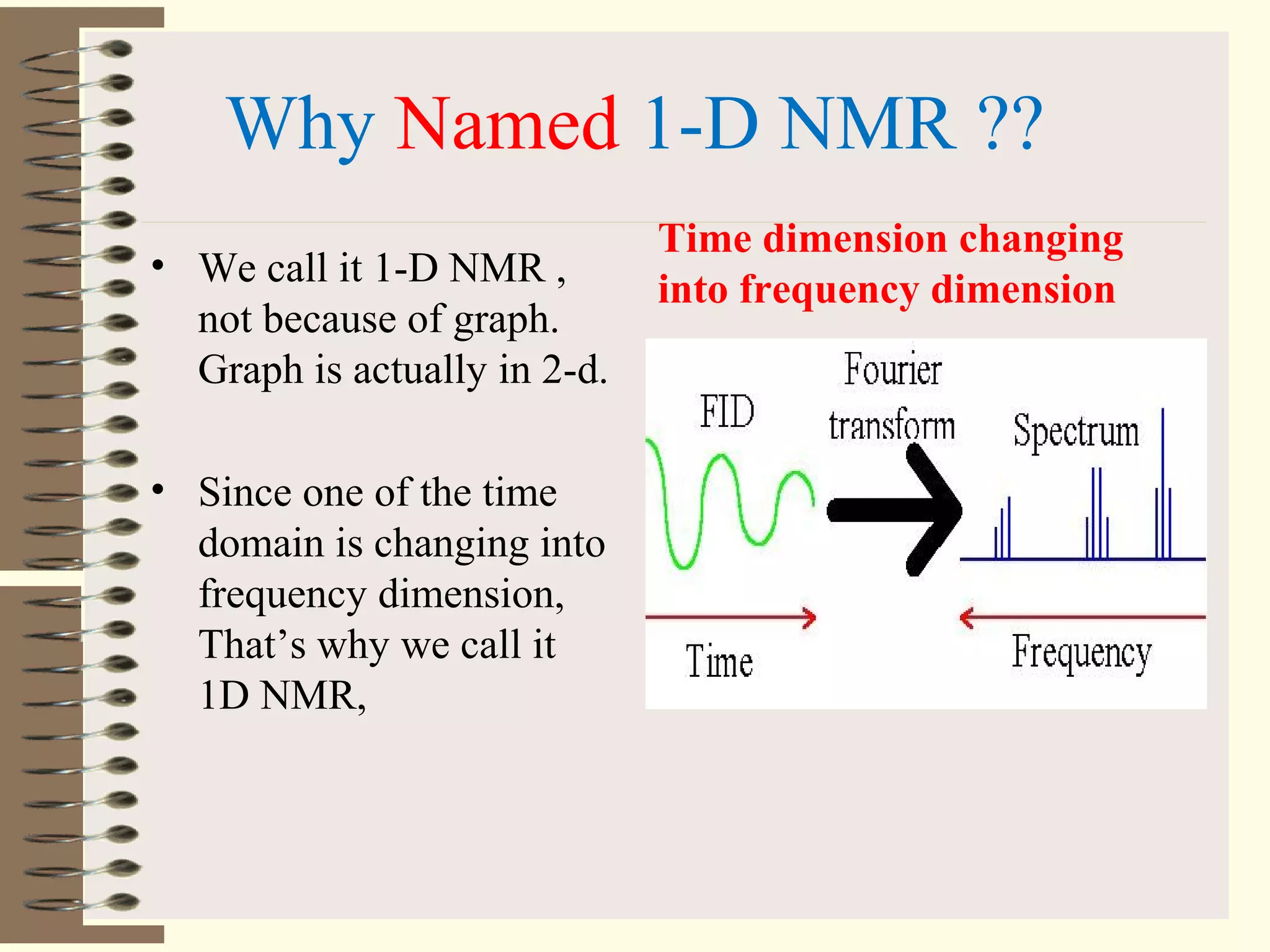 Two Diemensional NMR (2D NMR) | PPT
