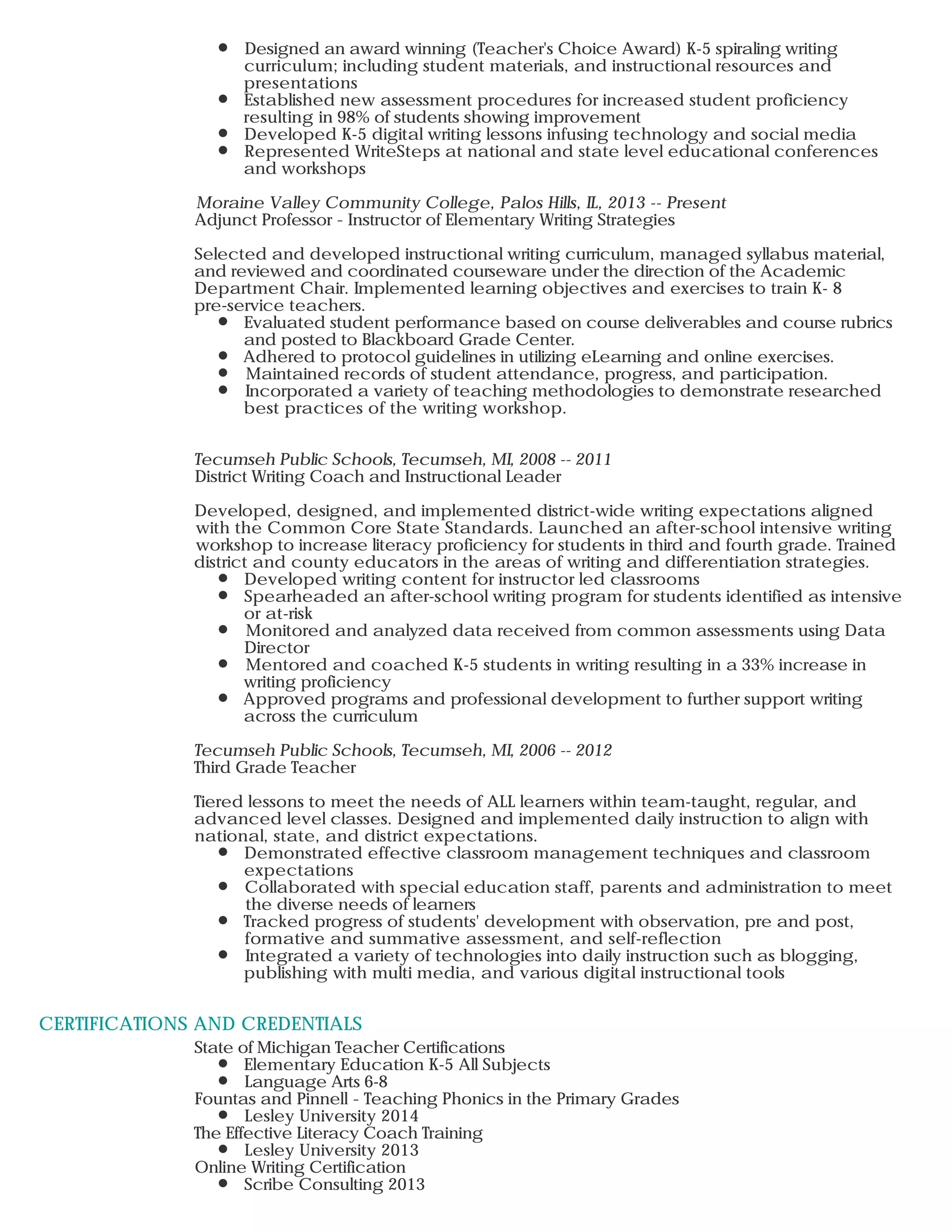 Denise M Dusseau Resume 2015 | PDF