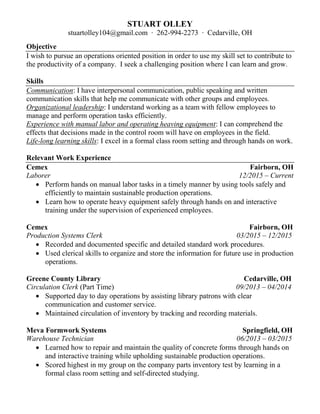 Resume | PDF
