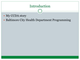 Alan CCDA Presentation | PPT