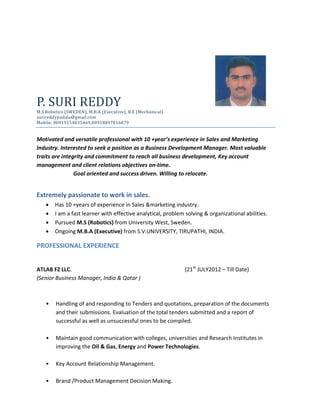 SURI CV | PDF