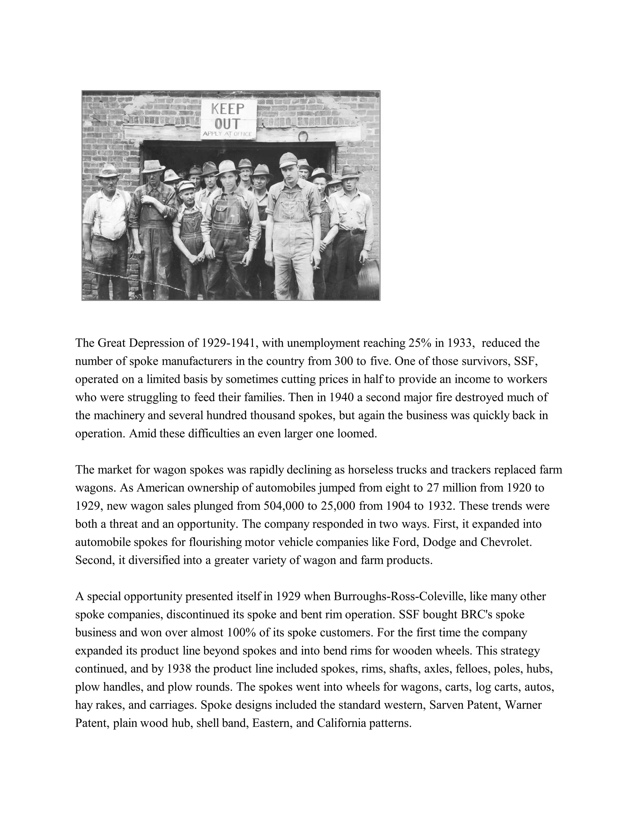 History of SSF | DOC