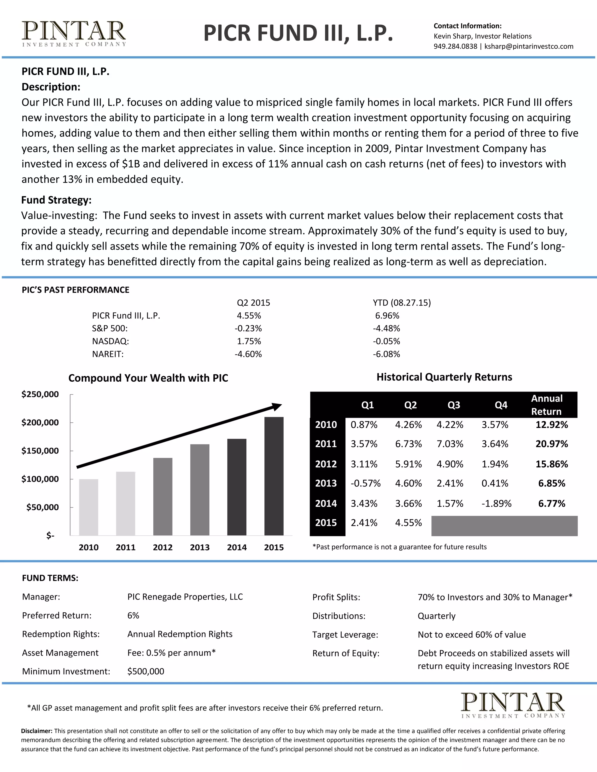 Institutional One Pager | PDF