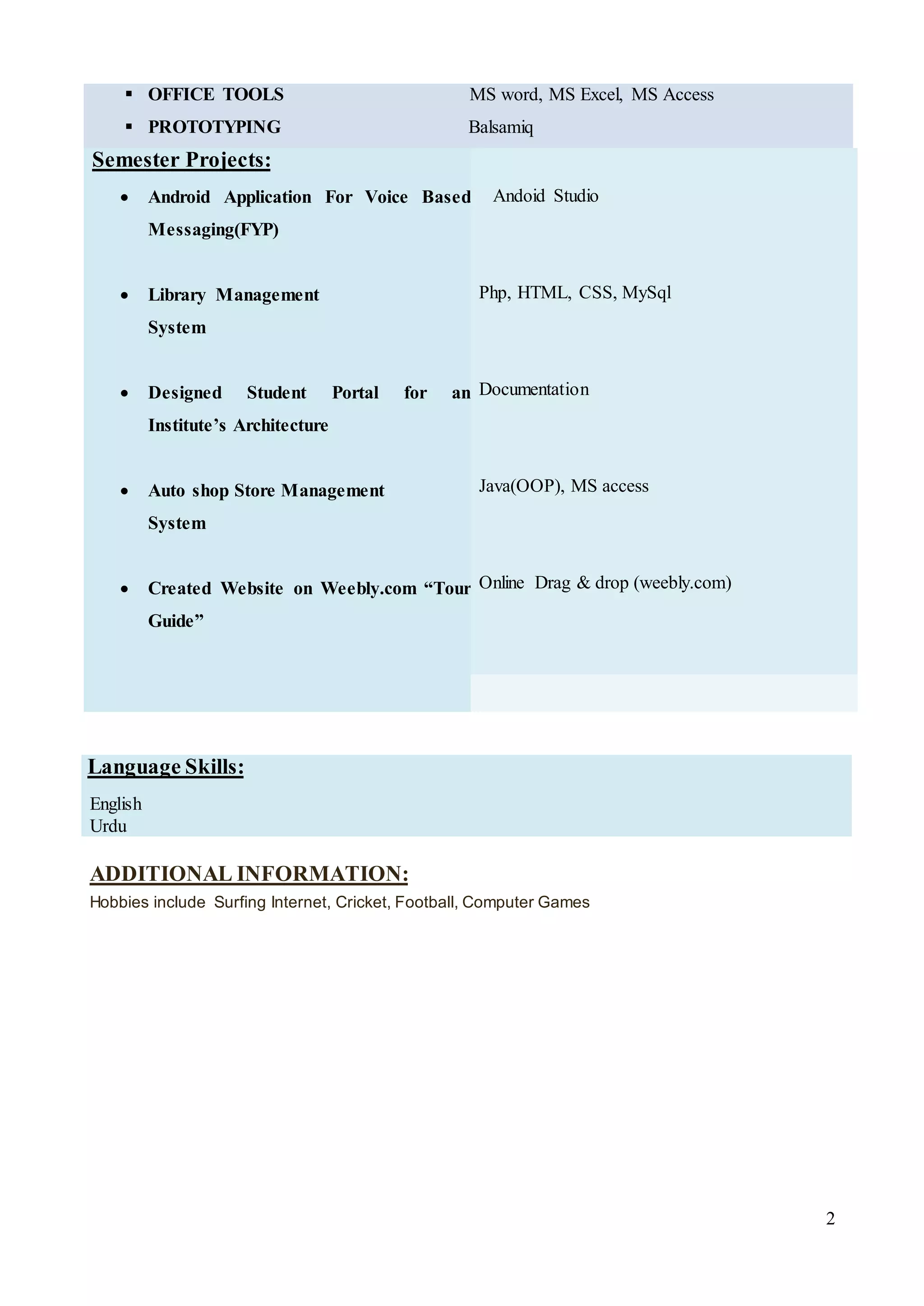 ahmad-cv | PDF