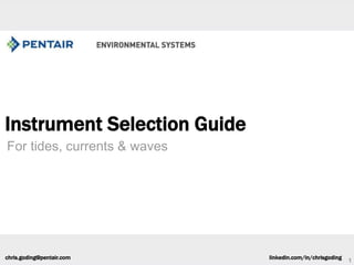 Selection guide for tide, current and waves | PPT