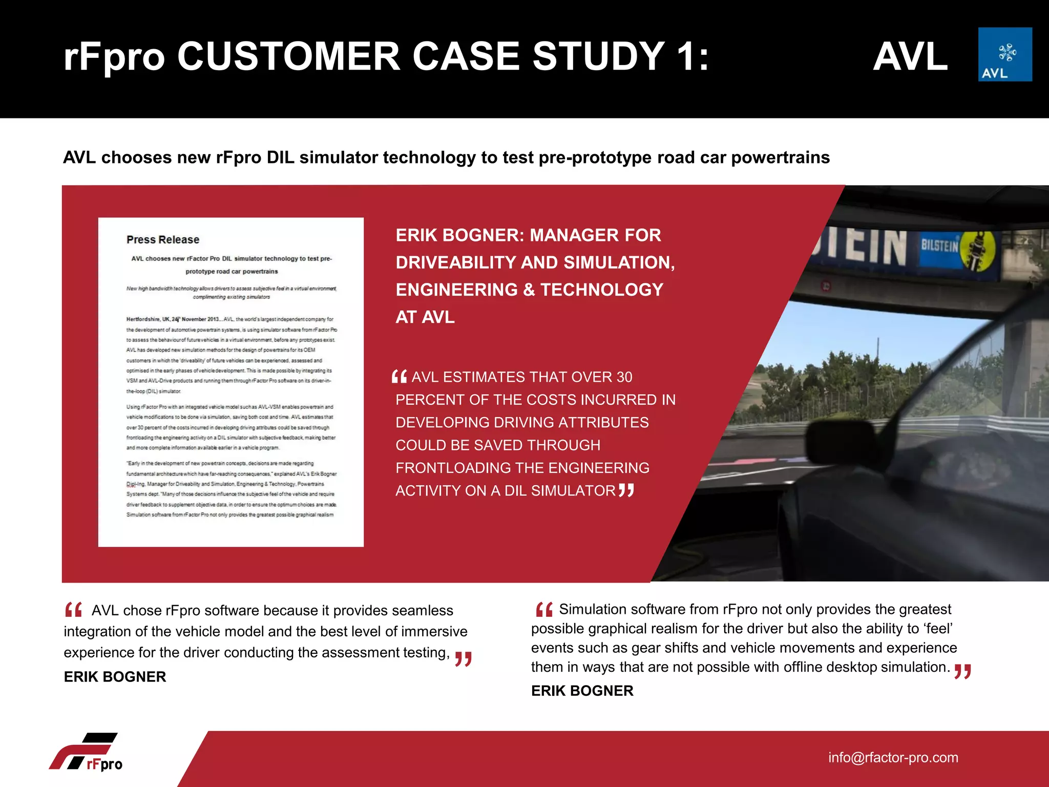 CASE STUDIES_rFpro_V4_Final | PDF