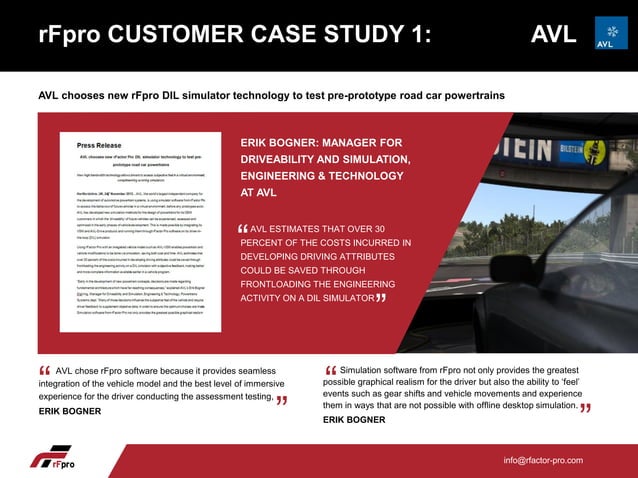 CASE STUDIES_rFpro_V4_Final | PPT