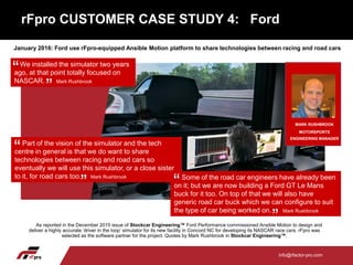 CASE STUDIES_rFpro_V4_Final | PDF