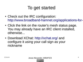 Irc hsmm applications for emcomm | PPT