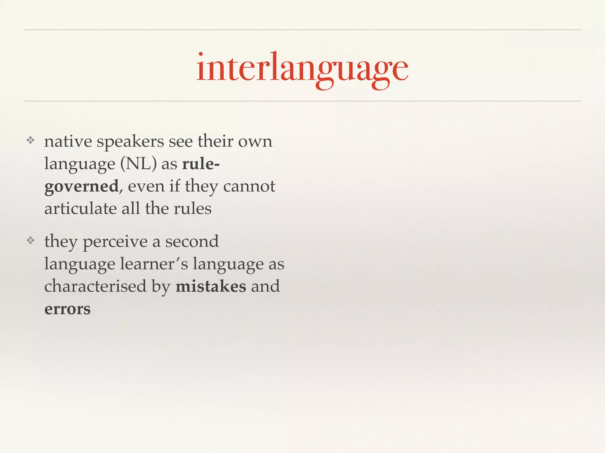 Learner language | PDF