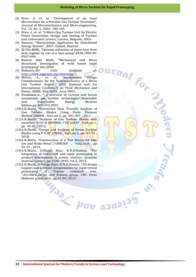 Modeling of Micro Turbine for Rapid Prototyping | PDF | Environmental Services Industry | Industries
