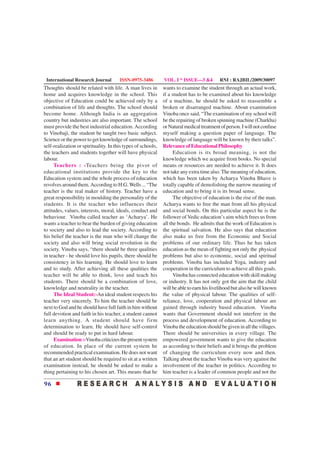 RESEARCH ANALYSIS AND EVALUATION | PDF