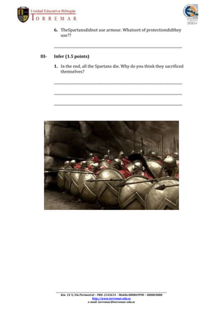 300 Video Worksheet | DOCX