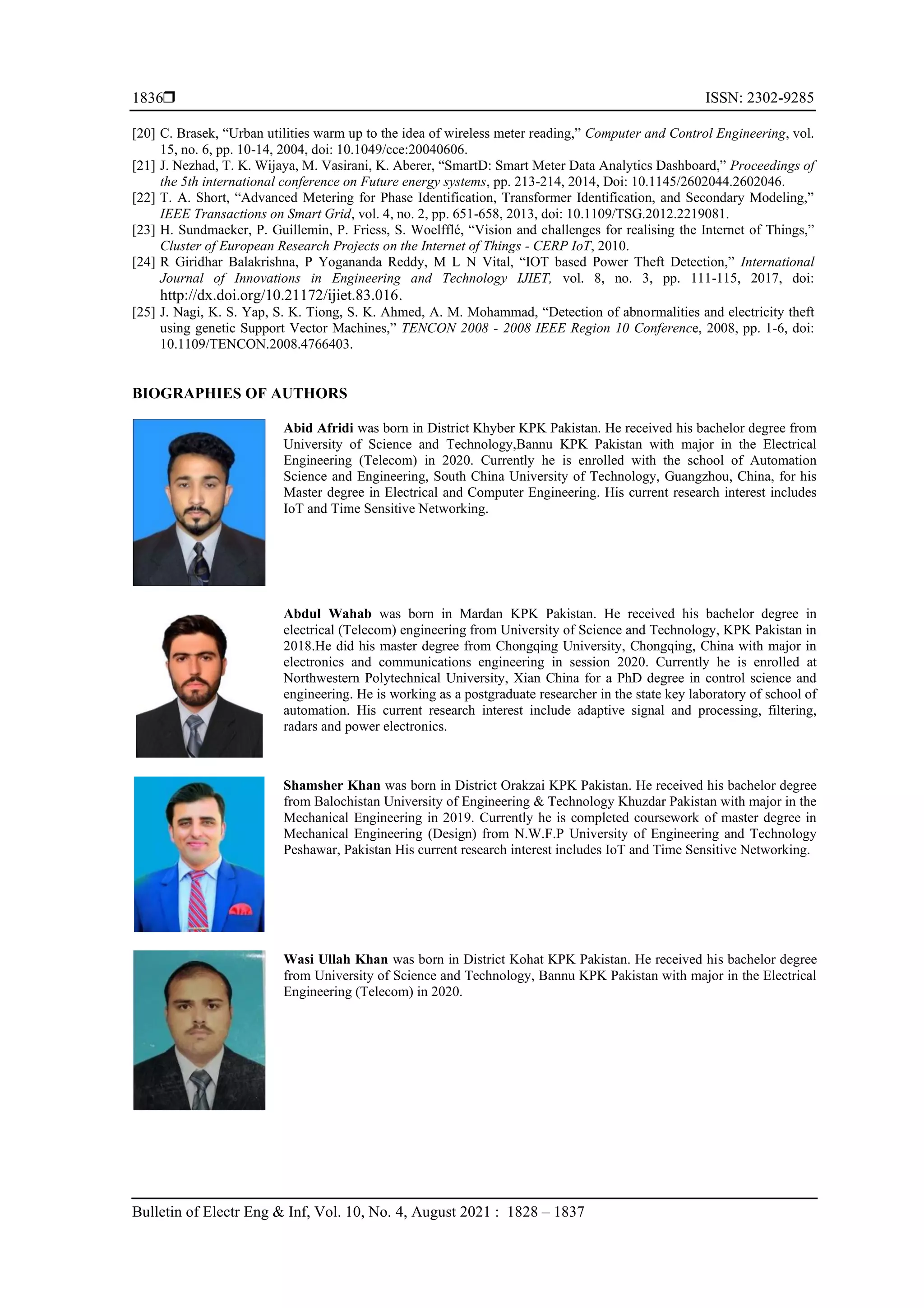 An efficient and improved model for power theft detection in Pakistan | PDF