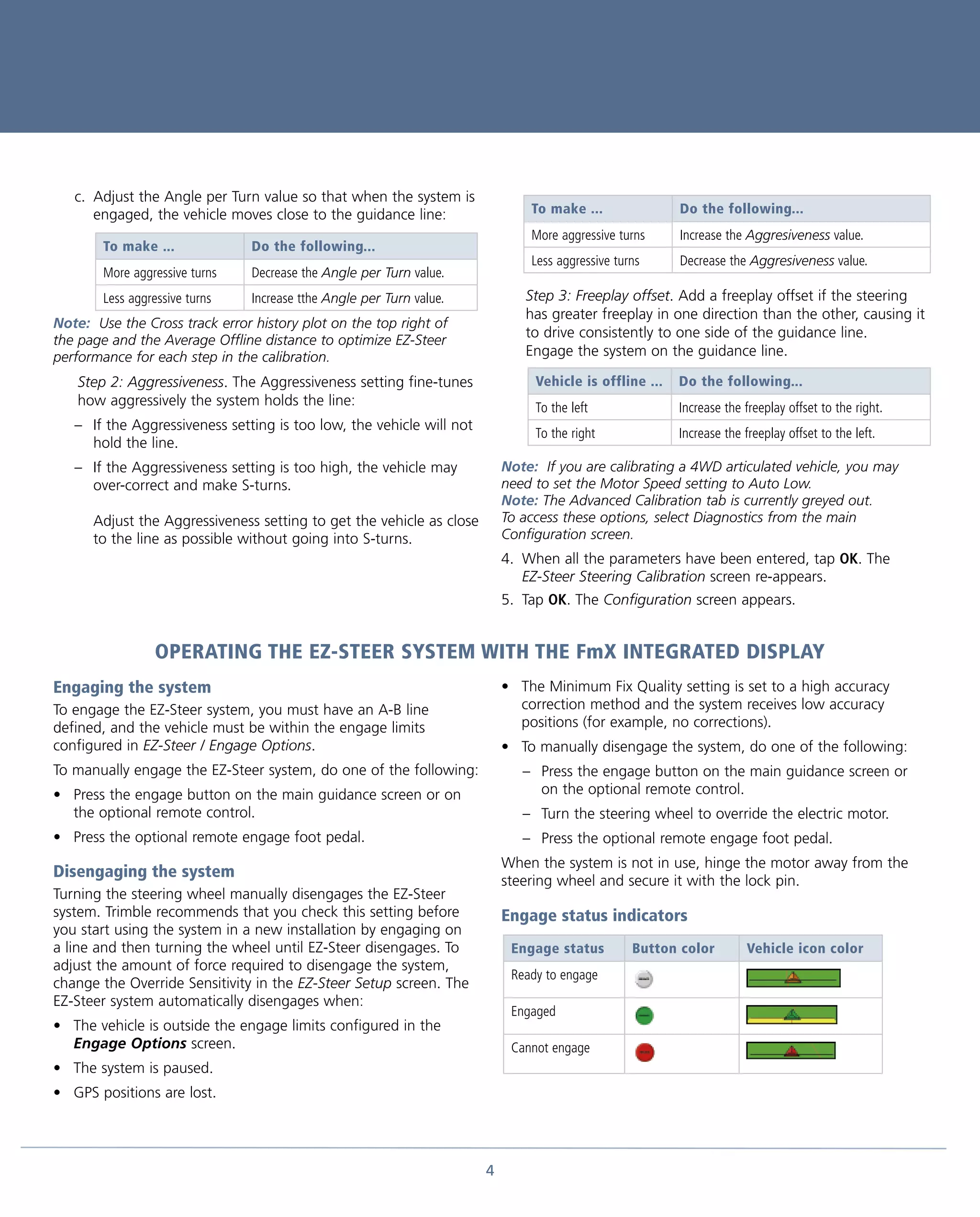 GUIA RAPIDA EZSTEER PARA FMX | PDF