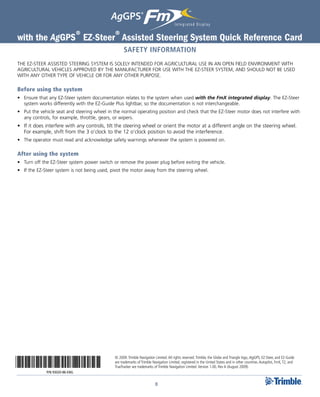 GUIA RAPIDA EZSTEER PARA FMX | PDF